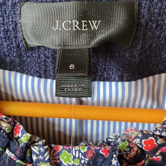 J. Crew | Jackets & Coats | J Crew Liberty Of London Tweed Lady French ...
